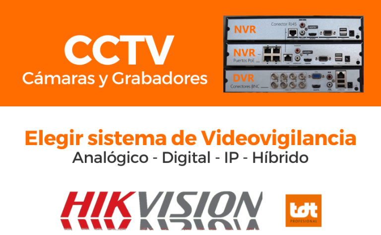 Elegir sistema Videovigilancia | CCTV ¿NVR o DVR?