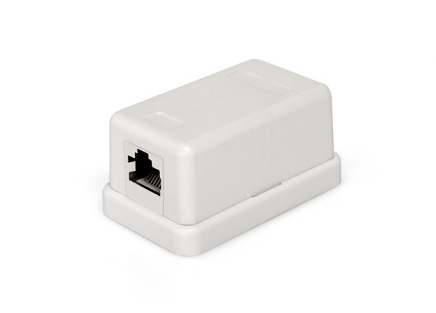 Caja terminal para datos con conector RJ45