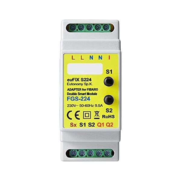 euFIX DIN adapter for Double Switch FGS-224
