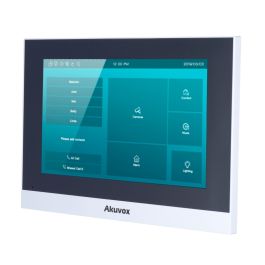 Akuvox 7'' TFT Linux Monitor for 2-Wire Video Intercom System, Black