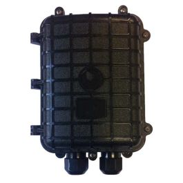 Junction box for outdoor of 4 entrances for 12 fibers