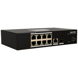 Hikvision 10-Port Managed Switch 8 POE 10/100 Ports and 1 Uplink 1GB 1 ...
