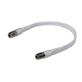 Cable coaxial plano plano con conector F hembra en los extremos ...